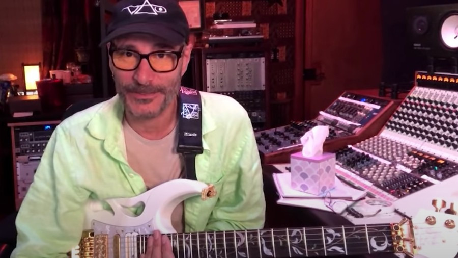 Here Is Steve Vai With Beard Jamming Over a Joe Satriani Track ...
