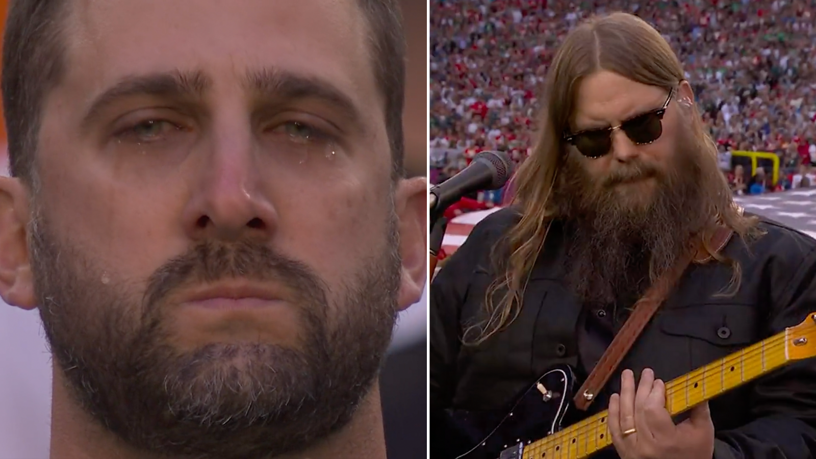 Chris Stapleton Delivers Tear-Jerking Performance of the US National ...
