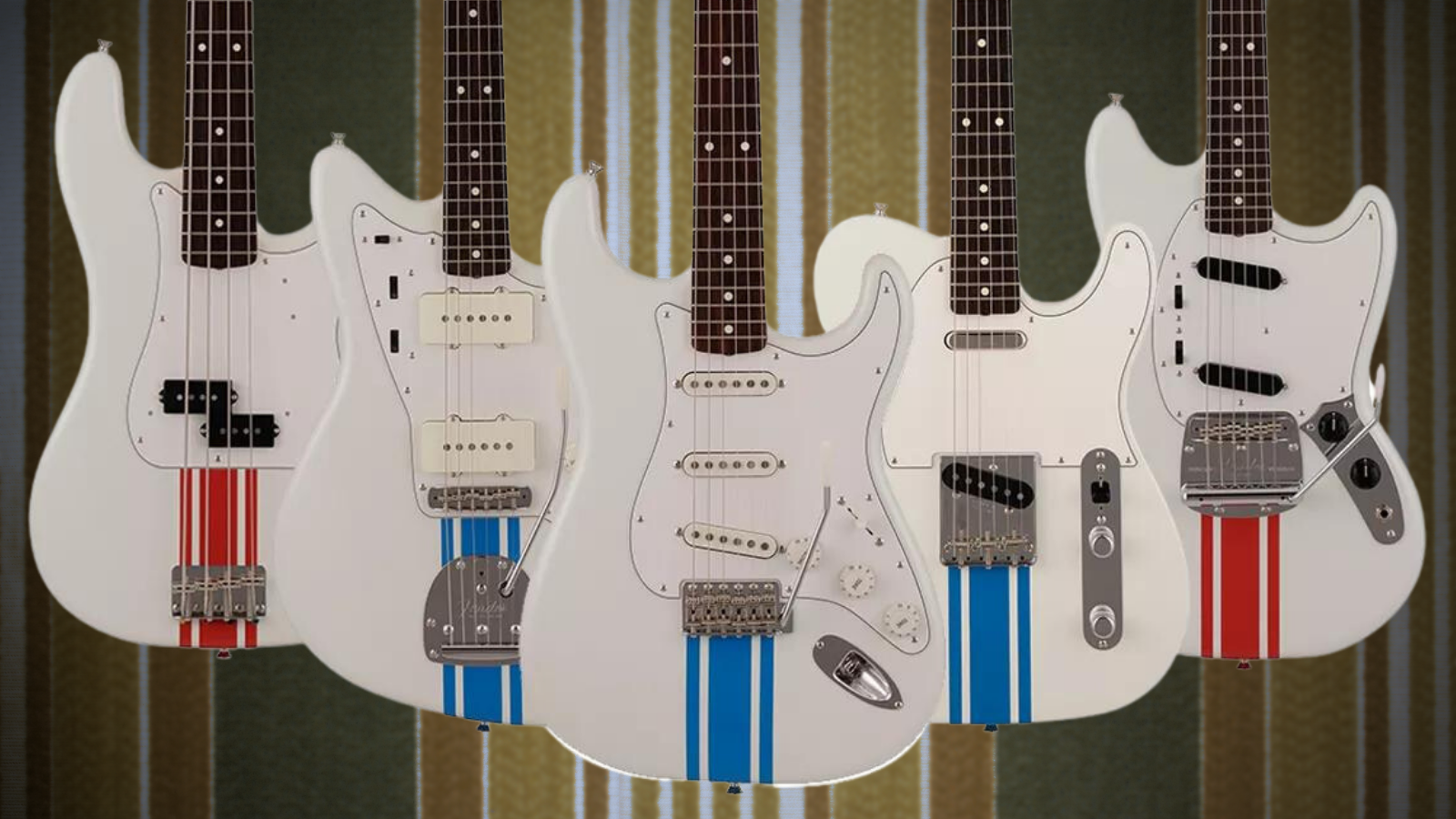 Fender Japan Unveils New Traditional '60s Competition Stripe Electric ...
