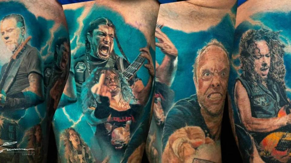 Metallica Superfan Breaks Guinness World Record for 'Most Tattoos of ...