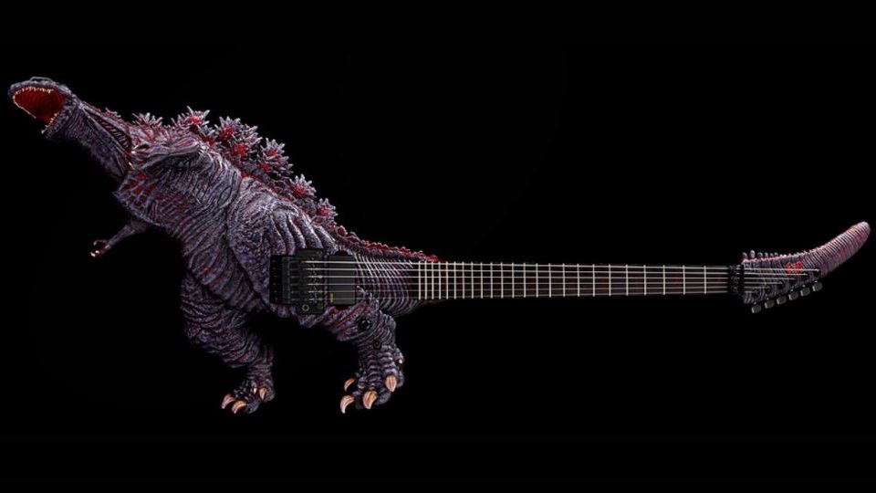 WTF: There Is Now a Godzilla-Shaped ESP Guitar. It Costs Over $50,000 ...
