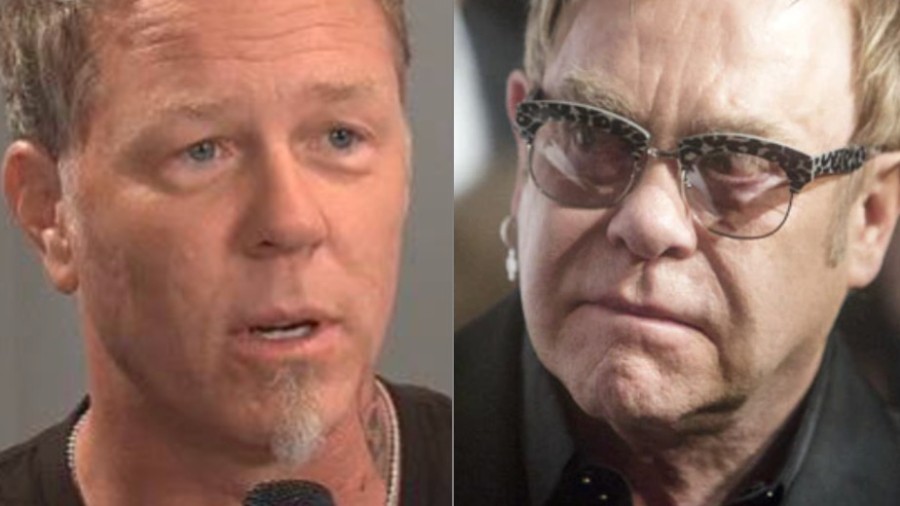 James Hetfield Reacts to Elton John's Metallica Remark, Lars Speaks on ...