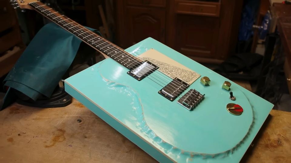 WTF: YouTuber Builds a Square 'Uncut' Guitar for Luthier Competition ...