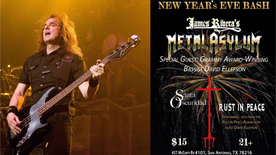 David Ellefson Teamed up With Megadeth Tribute Band for a New Year's ...