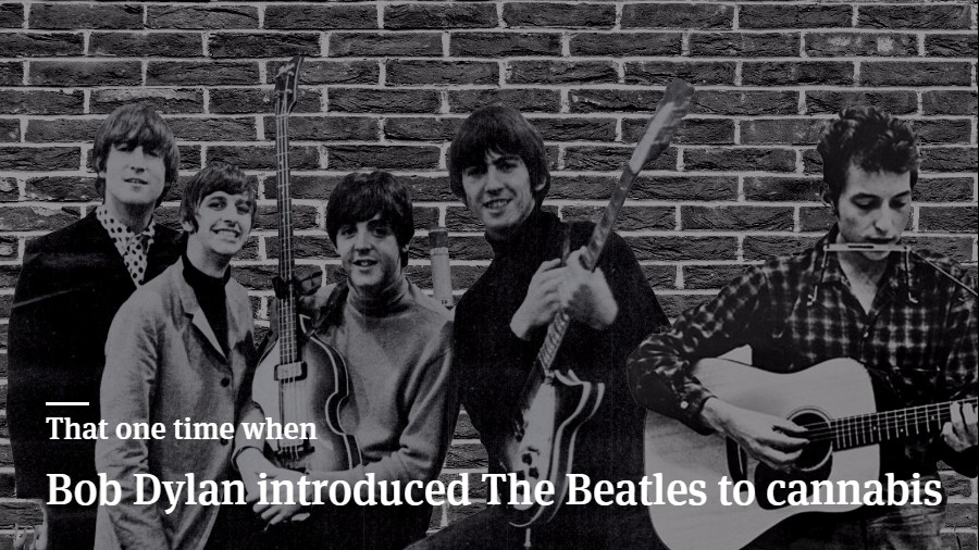 Bob Dylan Smoking Weed