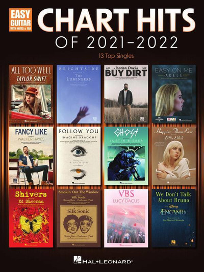 Chart Hits Of 2021-2022 (Easy Guitar With Tab)