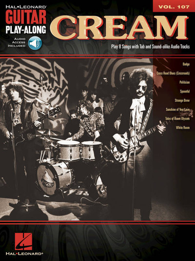 Cream Guitar Play-Along Vol. 107