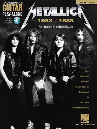 Metallica: 1983-1988 - Guitar Play-Along Vol. 195
