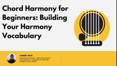 Chord Harmony for Beginners: Building Your Harmony Vocabulary by Meio ...