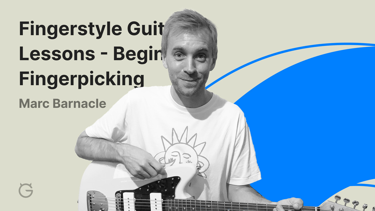 Fingerstyle Guitar Lessons - Beginner Fingerpicking by Marc Barnacle ...
