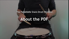 The Paradiddle Snare Drum Workout by Larry Crowe @ Ultimate-Guitar.Com