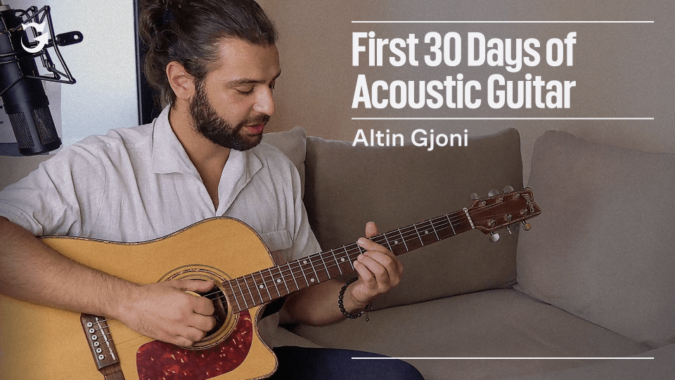 First 30 Days of Acoustic Guitar - In-Person Lesson With a Real ...